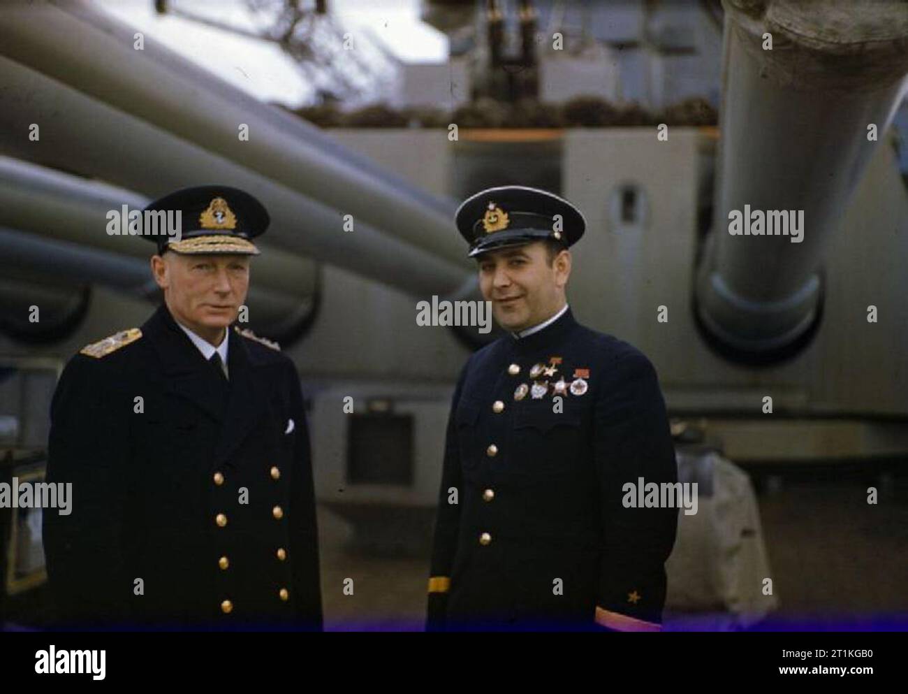 The Commander in Chief Home Fleet on Board HMS King George V, November ...