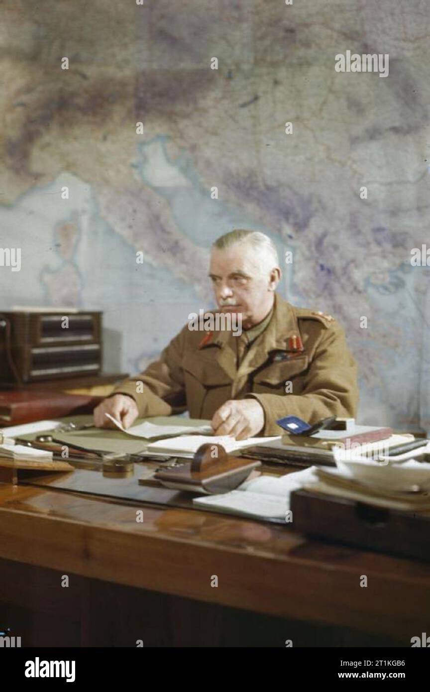 The British Army in Italy, March 1945 Lieutenant General W D Morgan ...
