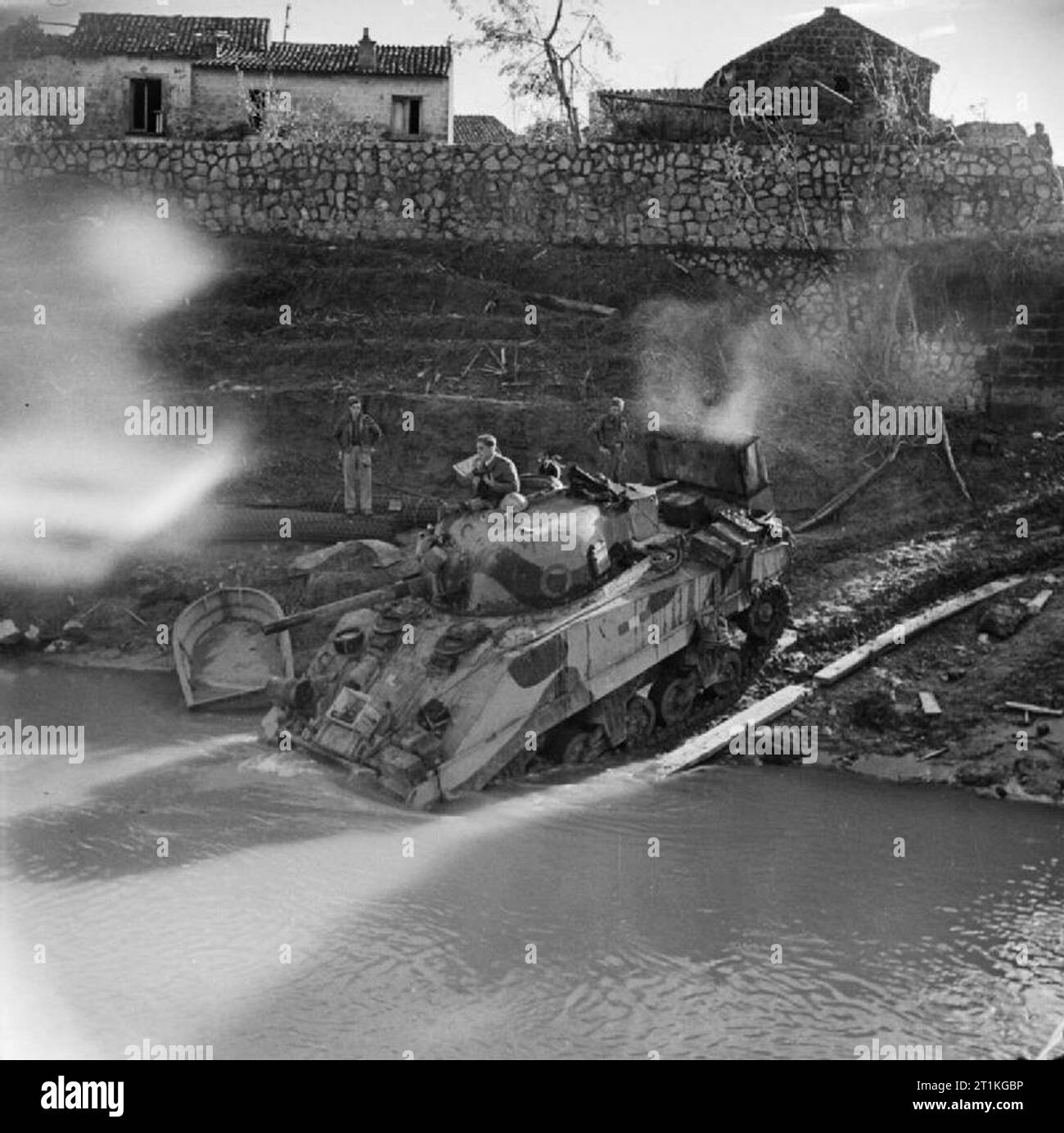 The British Army in Italy 1943 A Sherman tank of 4th County of London ...