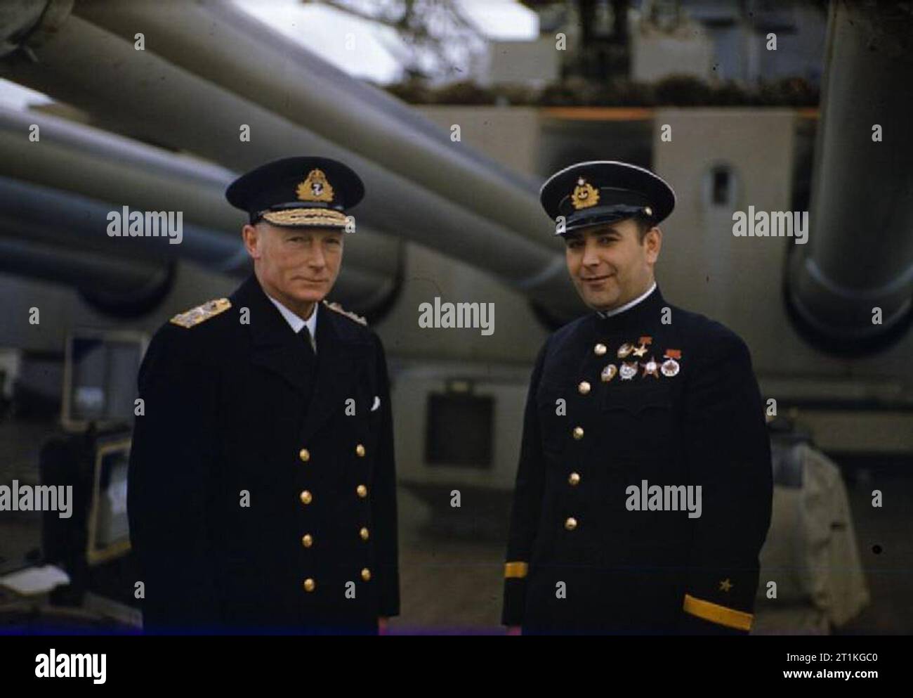The Commander in Chief Home Fleet on Board HMS King George V, November ...