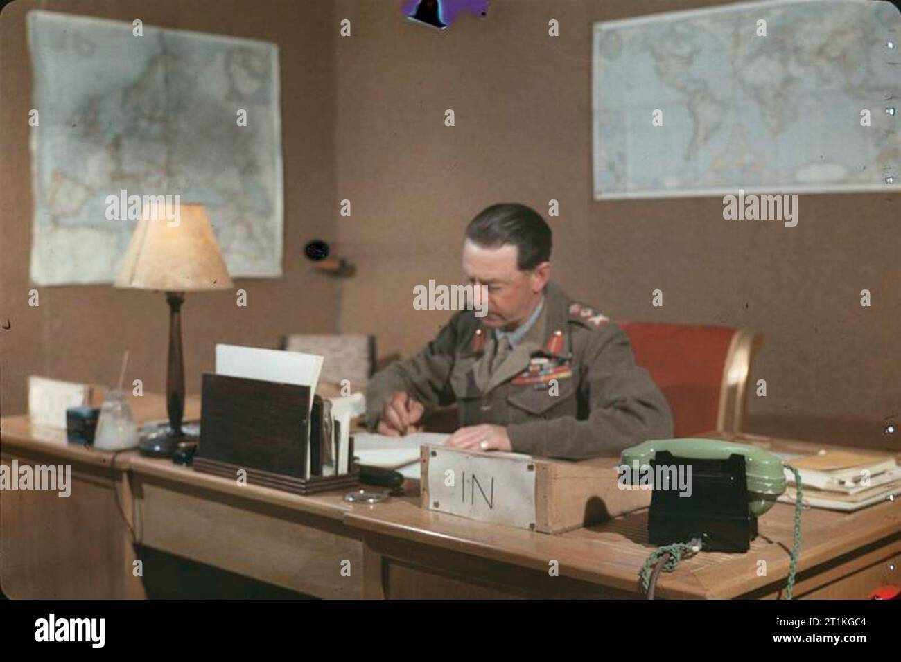 The Commander in Chief, Allied Armies in Italy, General Sir Harold ...