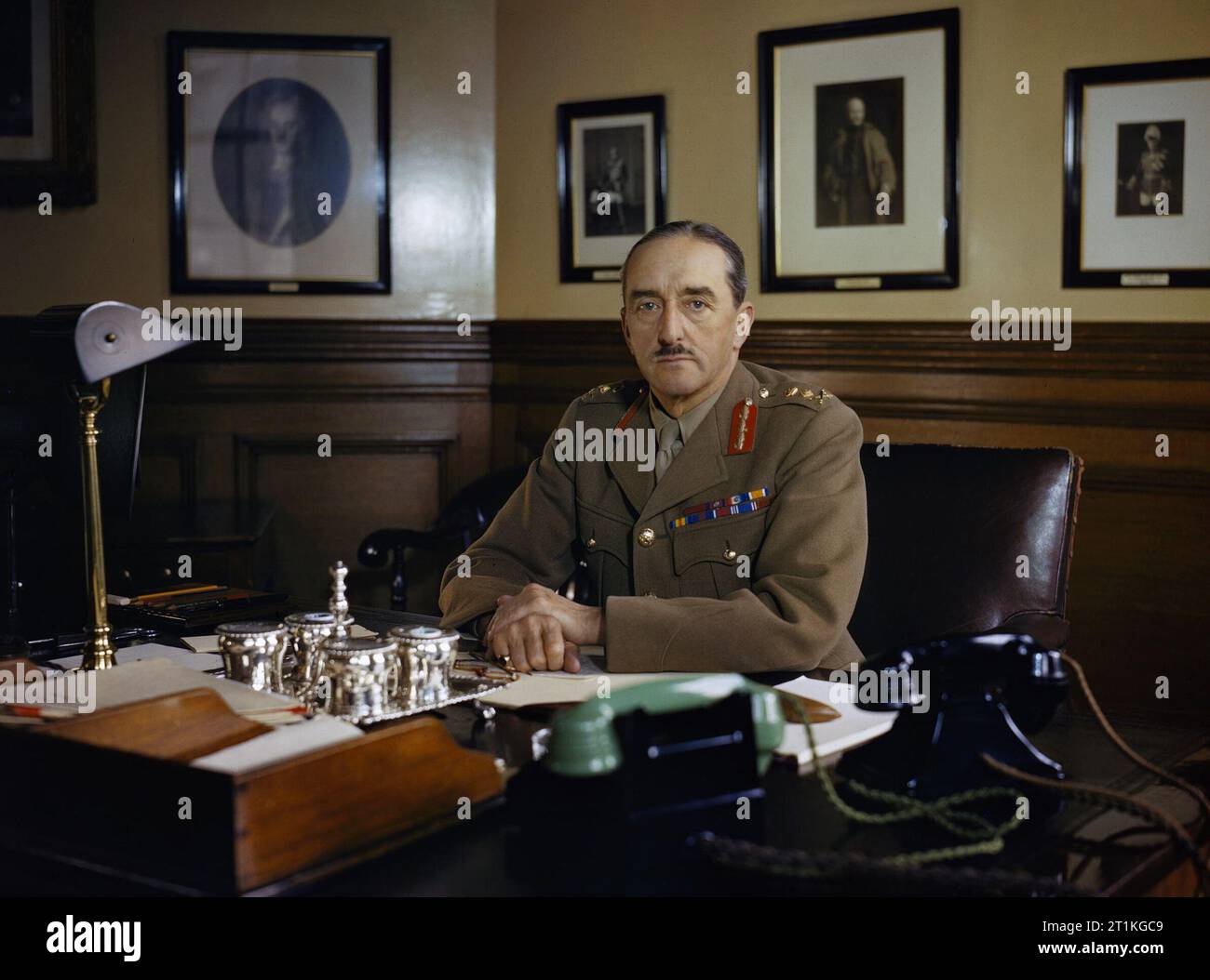 The Chief of the Imperial General Staff, General Sir Alan Brooke, at ...