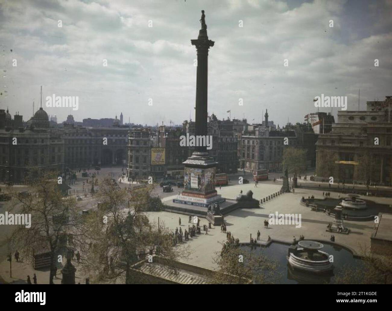 The Home Front in Britain 1939-1945 The War Effort: A view of Trafalgar ...