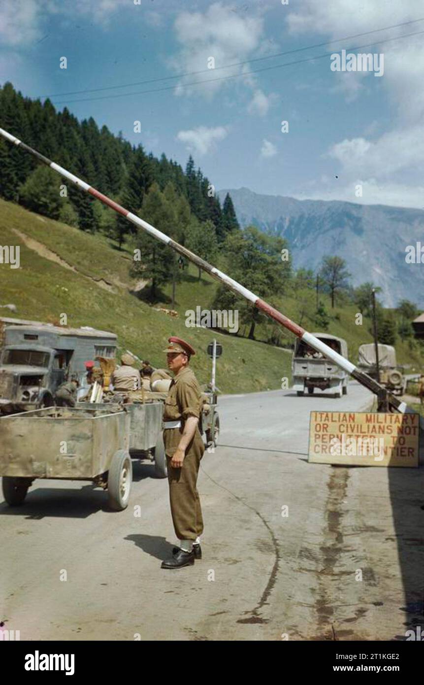 The Eighth Army in the Klagenfurt Area of Austria, May 1945 British ...