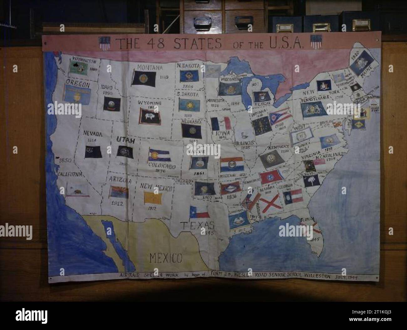 The Home Front in Britain 1939-1945 A map of the United States of ...