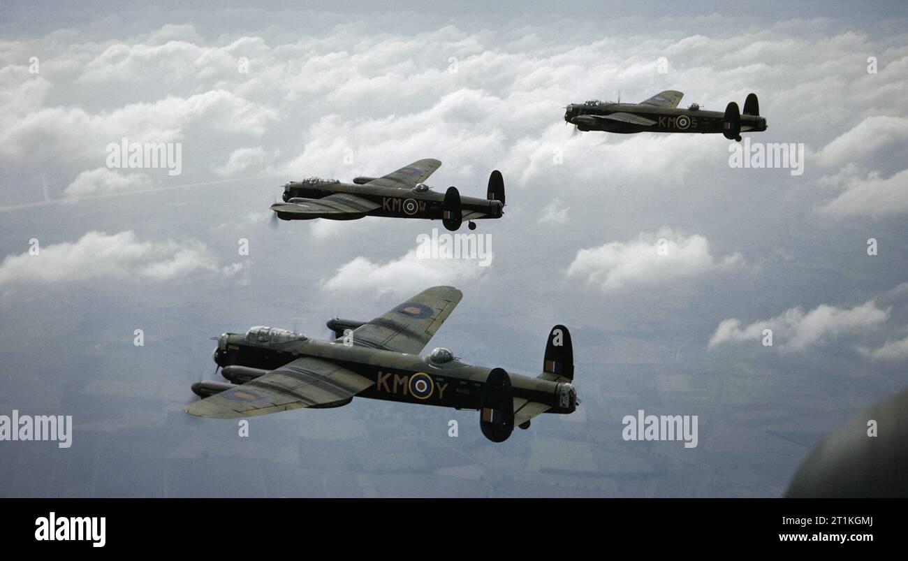 The Royal Air Force in Britain, 29 September 1942 Three Avro Lancaster ...