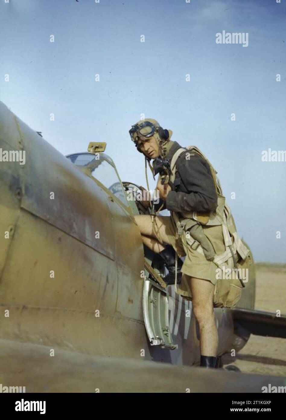 The Royal Canadian Air Force in Tunisia, April 1943 A pilot of No 417 ...