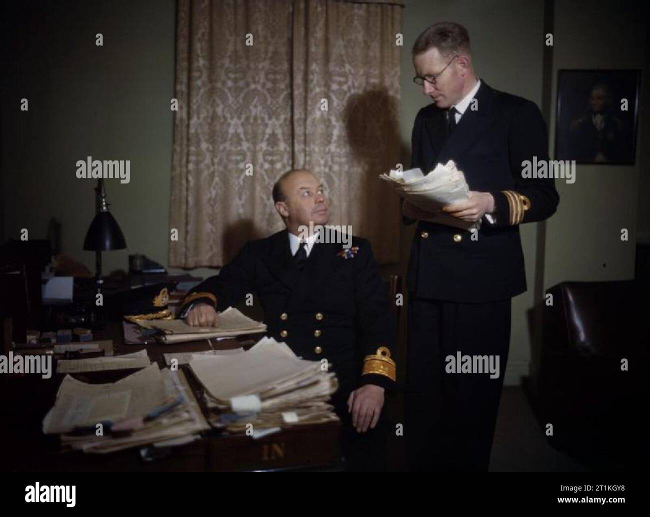The Royal Navy in the Second World War- Personalities Rear Admiral C B ...