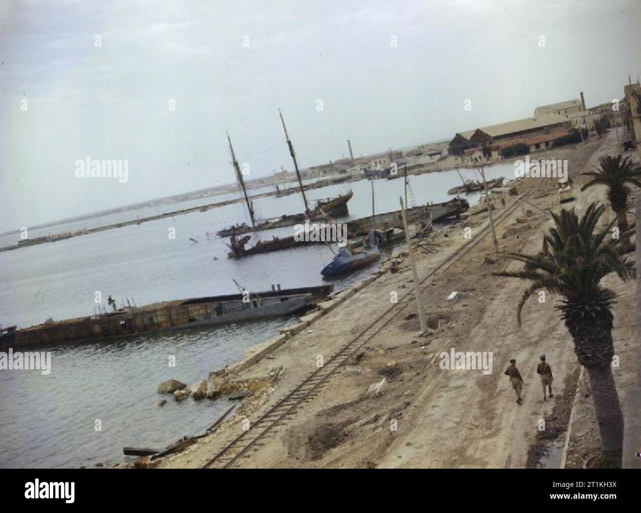 The Tunisian Port of Sousse After Allied Bombing, 4 June 1943 The ...