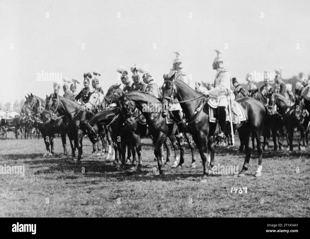 The Imperial German Army 1890 - 1913 The Kaiser (third from right) and ...