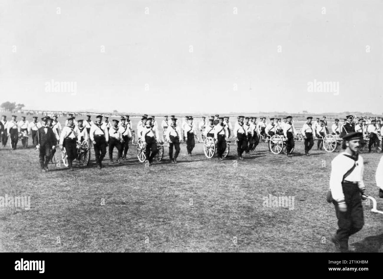 The Imperial German Army 1890 - 1913 A naval machine gun contingent in ...
