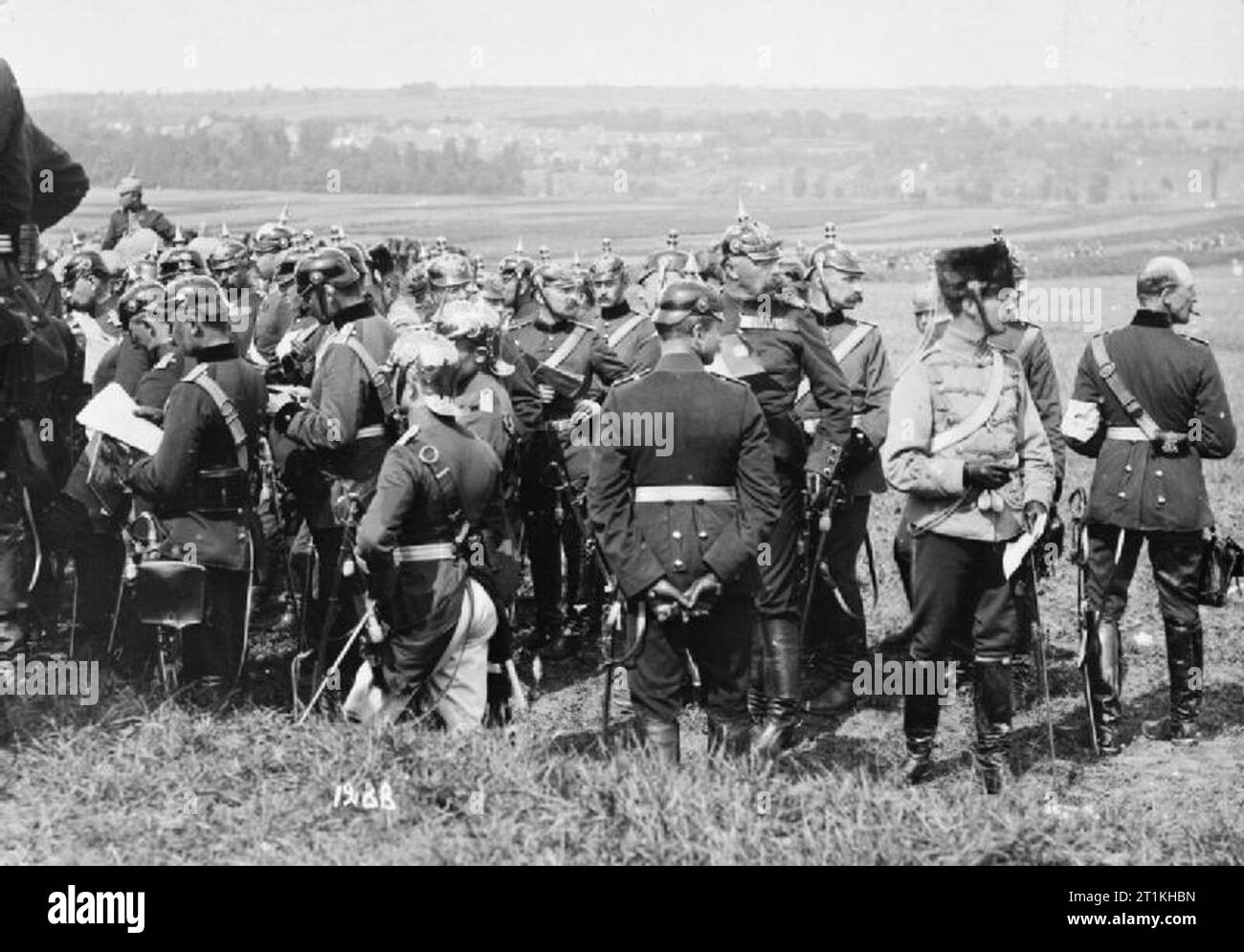 The Imperial German Army 1890 - 1913 Officers are briefed during the ...