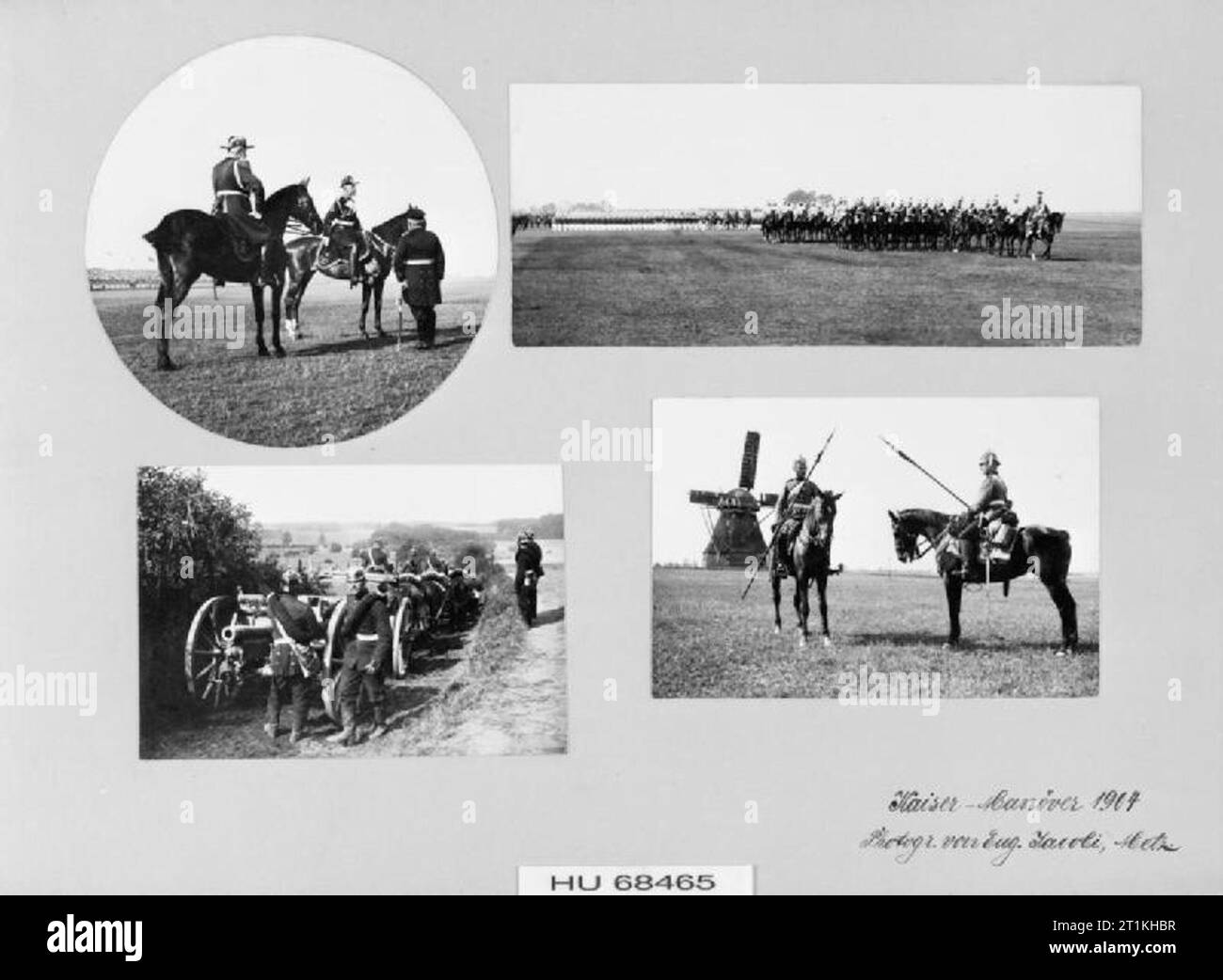The Imperial German Army 1890 - 1913 A composite photograph combining ...