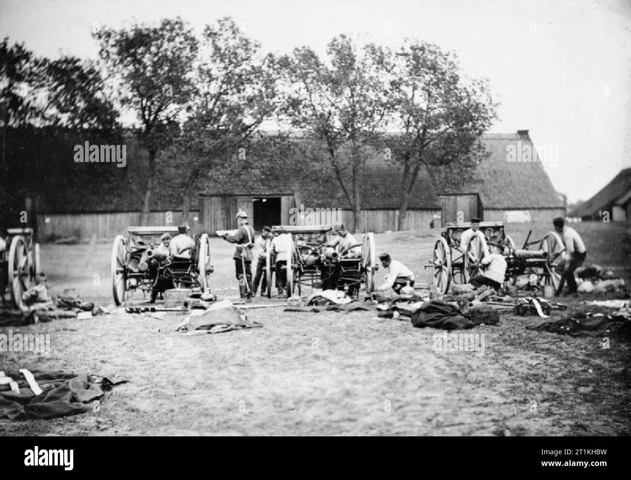 The Imperial German Army 1890 - 1913 An artillery unit maintains its ...