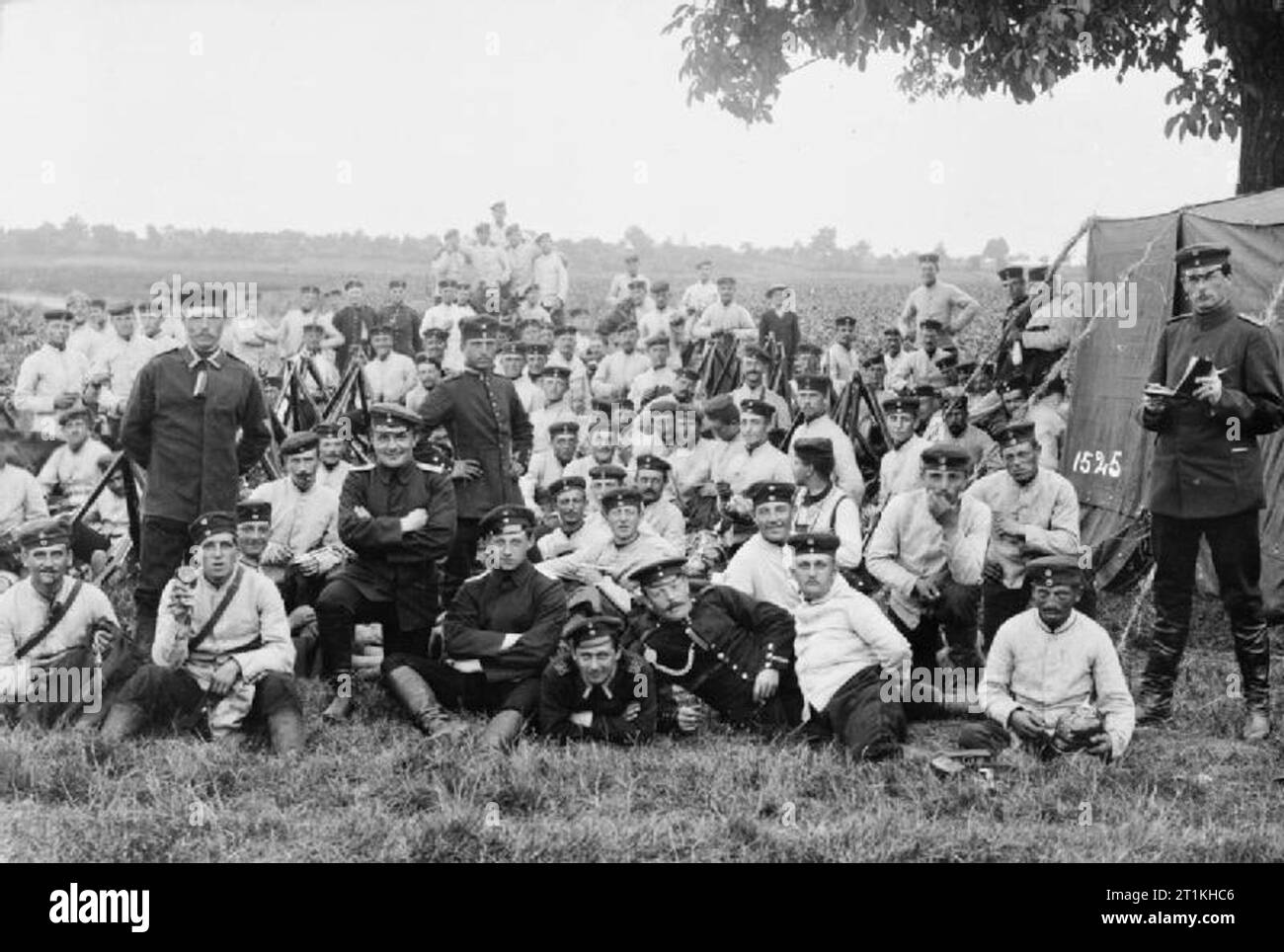 The Imperial German Army 1890 - 1913 Troops of Regiment No 138 rest in ...
