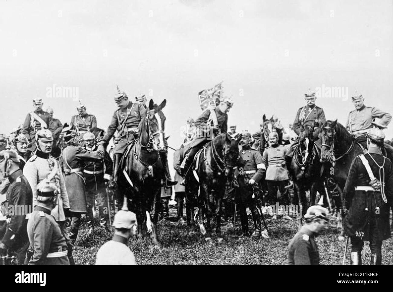 The Imperial German Army 1890 - 1913 The Kaiser greeting his staff ...