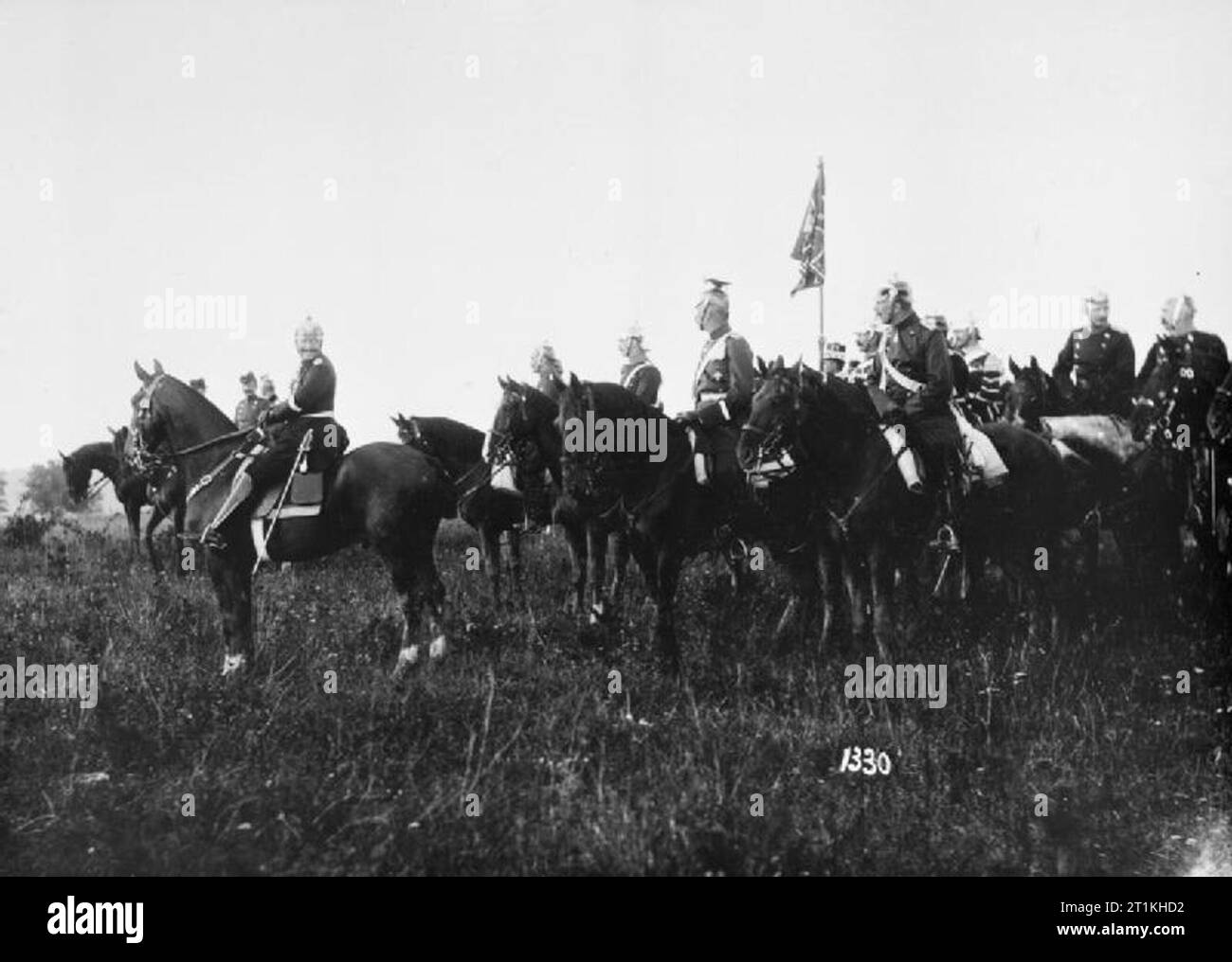 The Imperial German Army 1890 - 1913 The Kaiser and his party watch ...