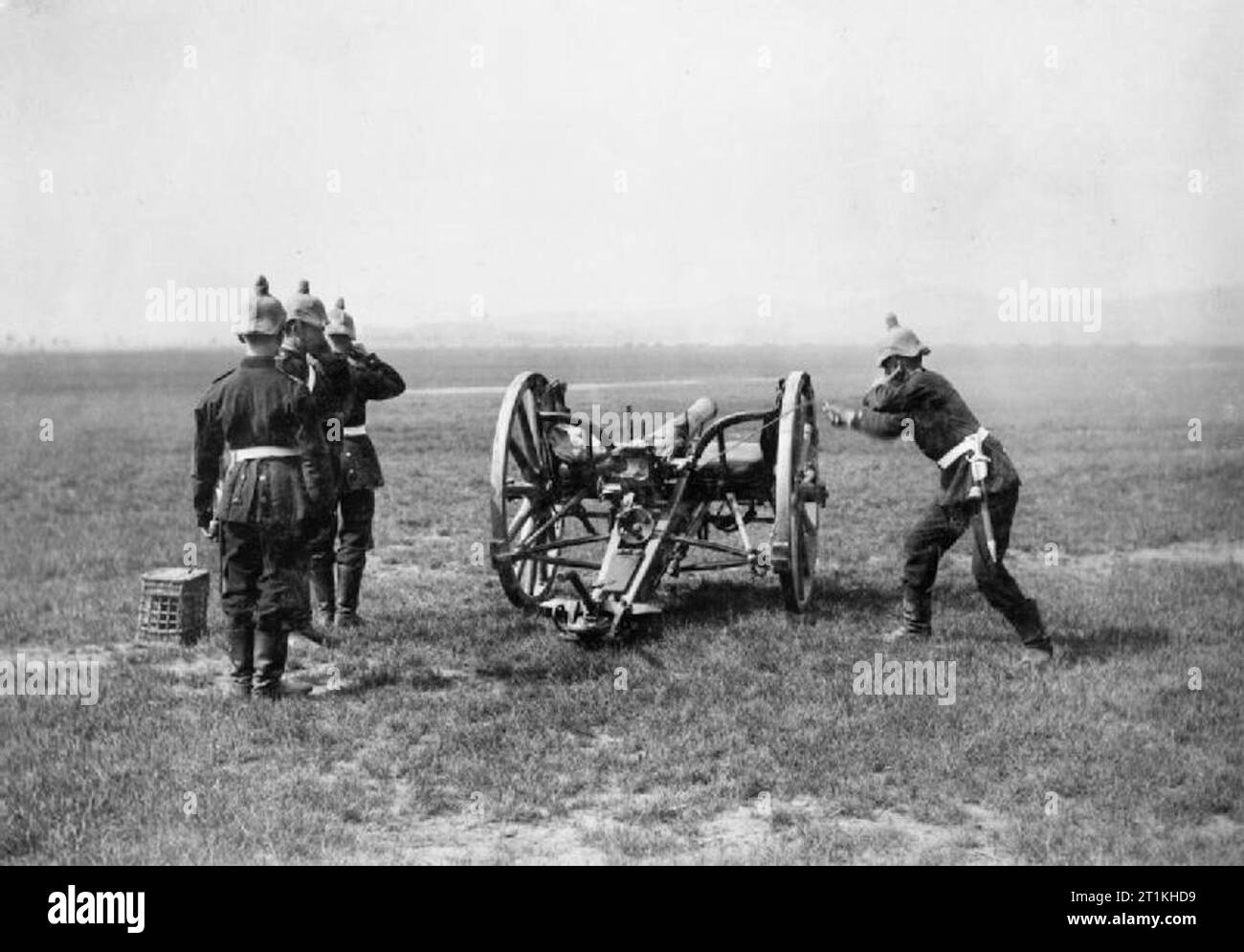 The Imperial German Army 1890 - 1913 The crew of a German field gun ...