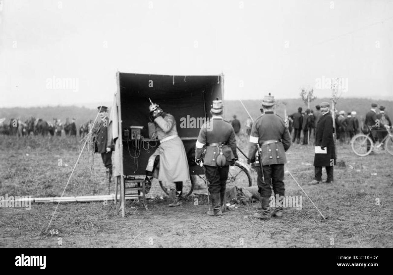 The Imperial German Army 1890 - 1913 The Kaiser receives a message by ...