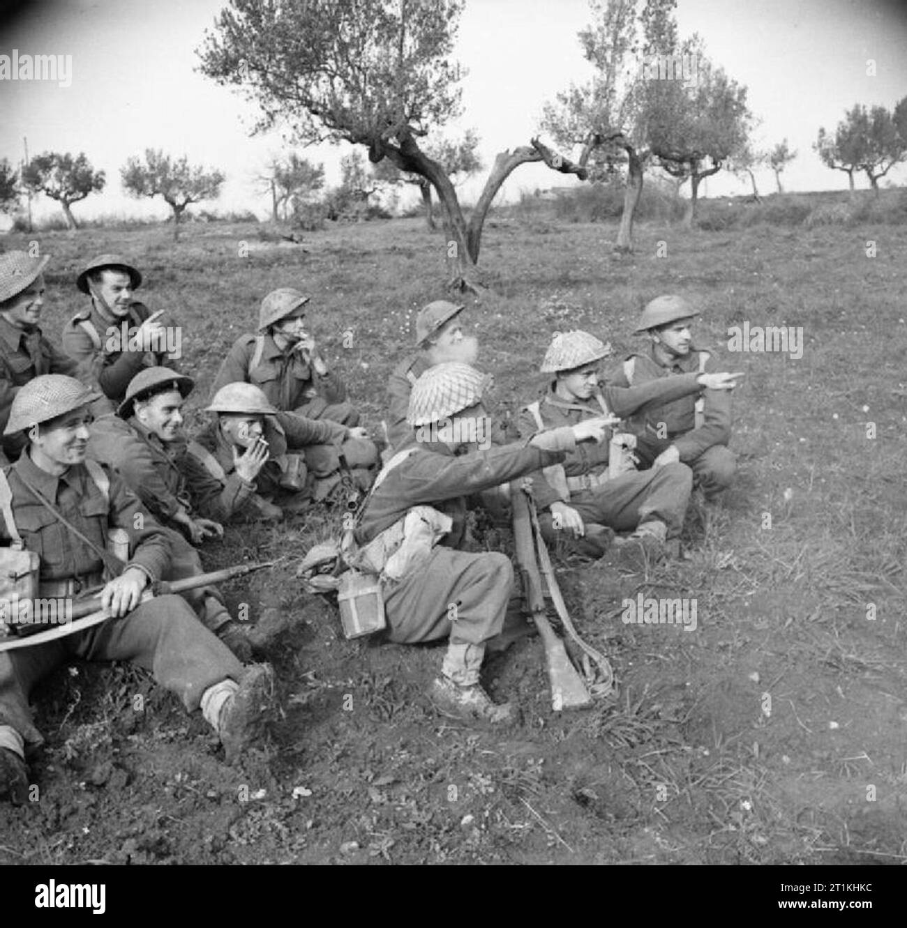 The British Army in Italy 1943 Men of the 5th Royal West Kents in an ...