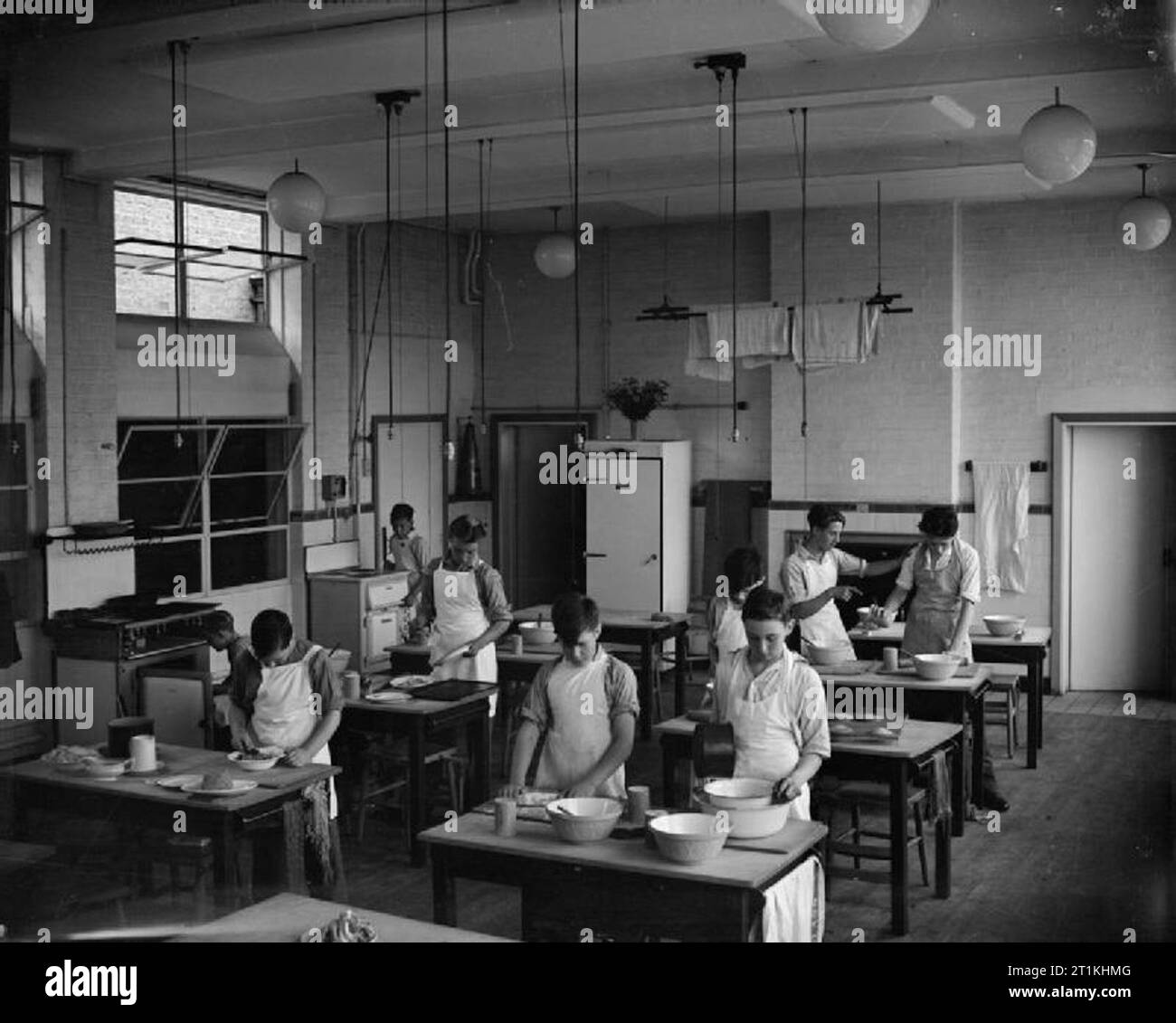 Domestic science lesson hi-res stock photography and images - Alamy