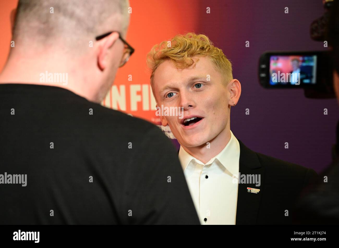 BFI Southbank, NFT1, London, UK. 14th Oct, 2023. George Jaques attends ...