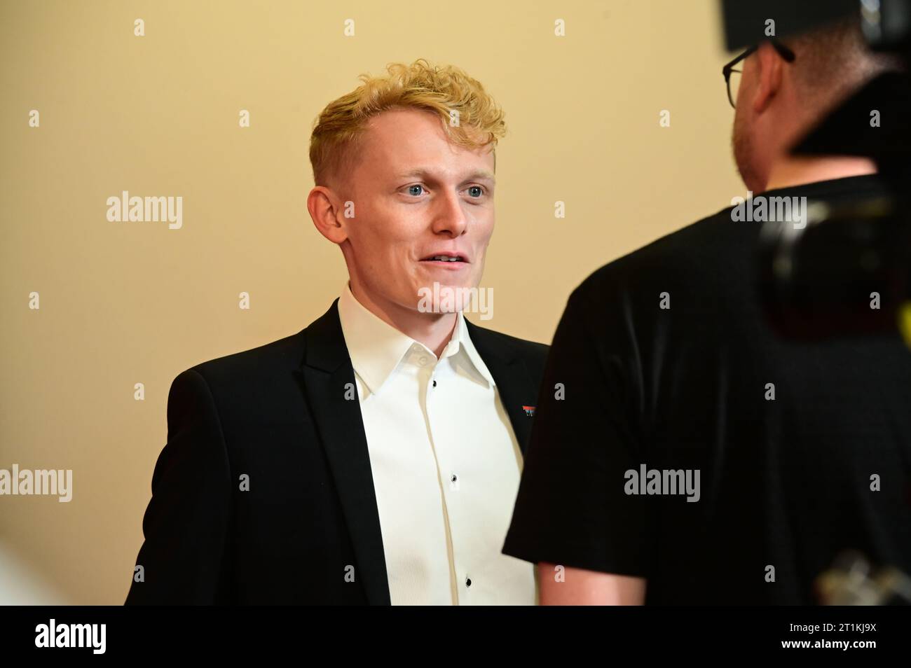 BFI Southbank, NFT1, London, UK. 14th Oct, 2023. George Jaques attends ...