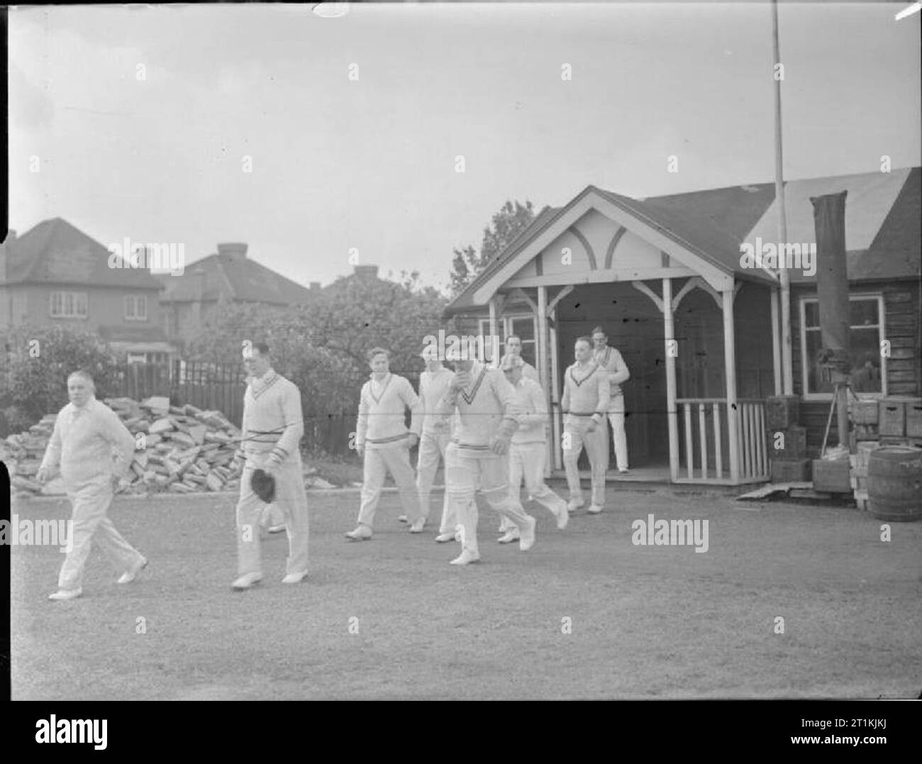 Cricket second world war hi-res stock photography and images - Alamy