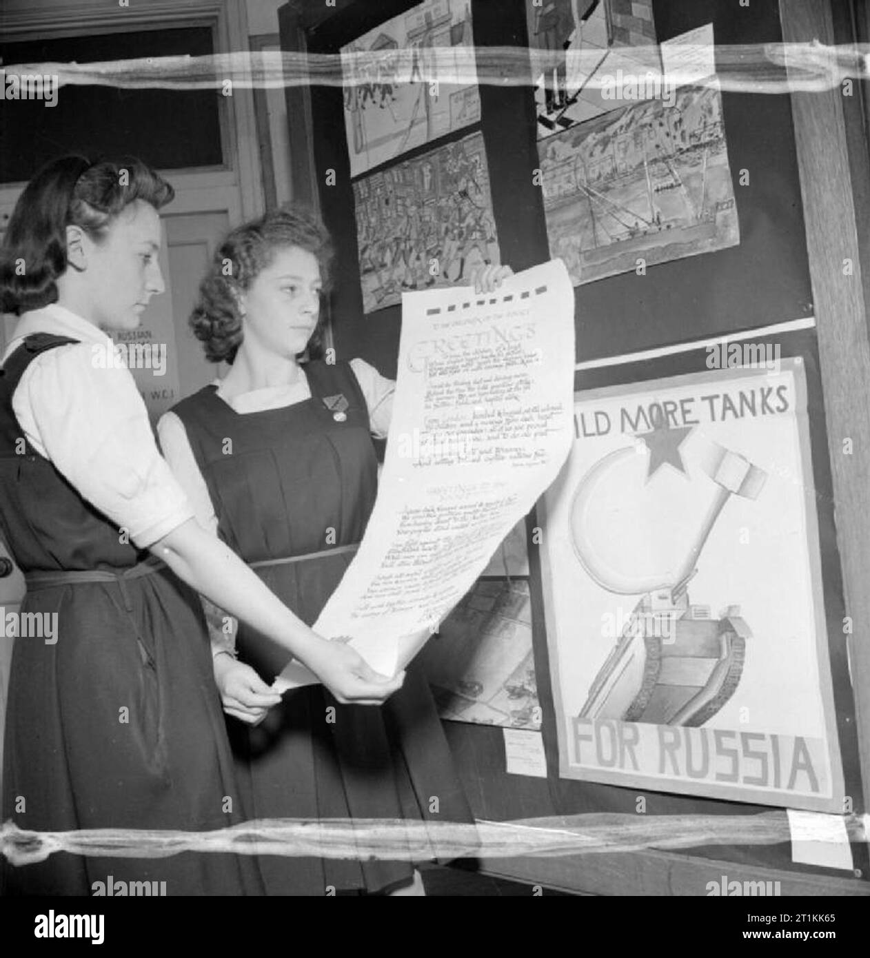 Exhibition of Toys For Russia, St Martin's School of Art, London, 1942 ...