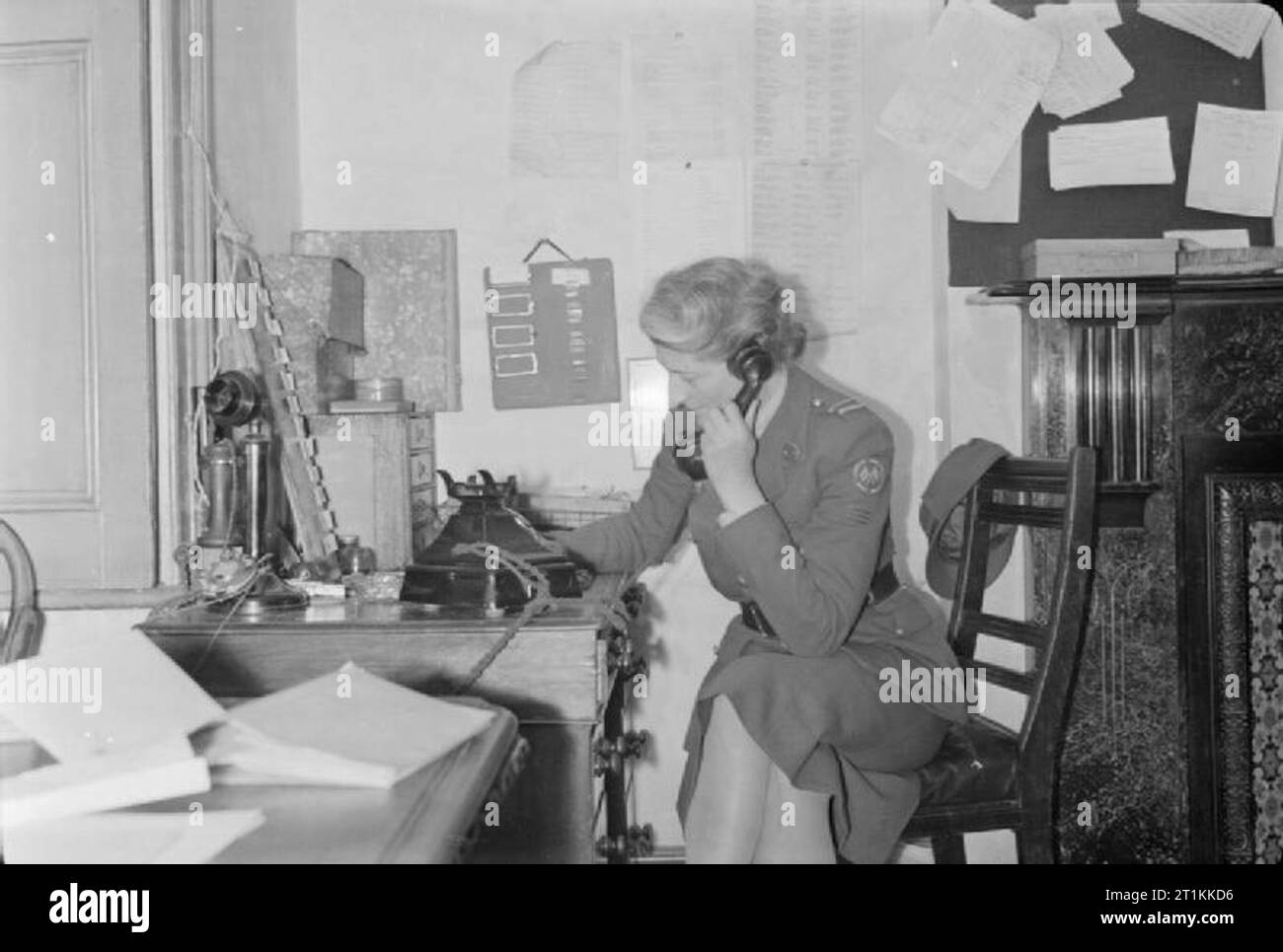 Flying Bomb- V1 Bomb Damage in London, England, UK, 1944 A woman of the ...