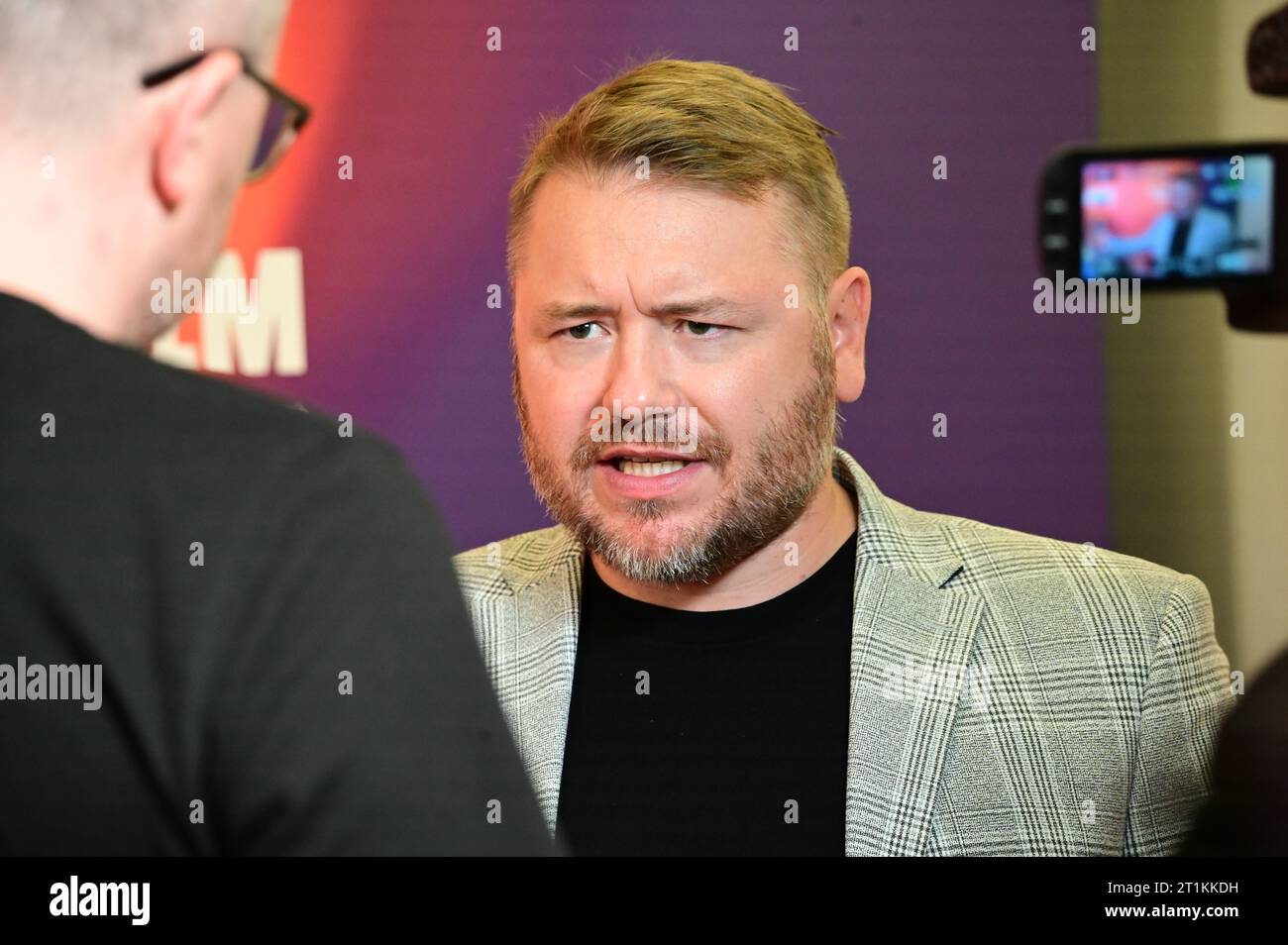 BFI Southbank, NFT1, London, UK. 14th Oct, 2023. Ian Sharp attends the ...