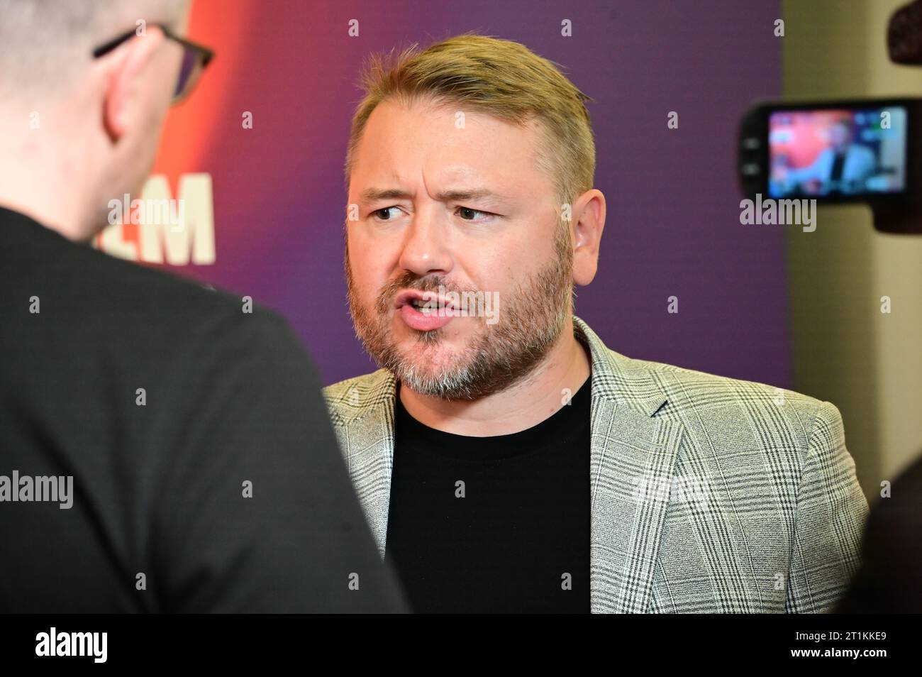 BFI Southbank, NFT1, London, UK. 14th Oct, 2023. Ian Sharp attends the ...