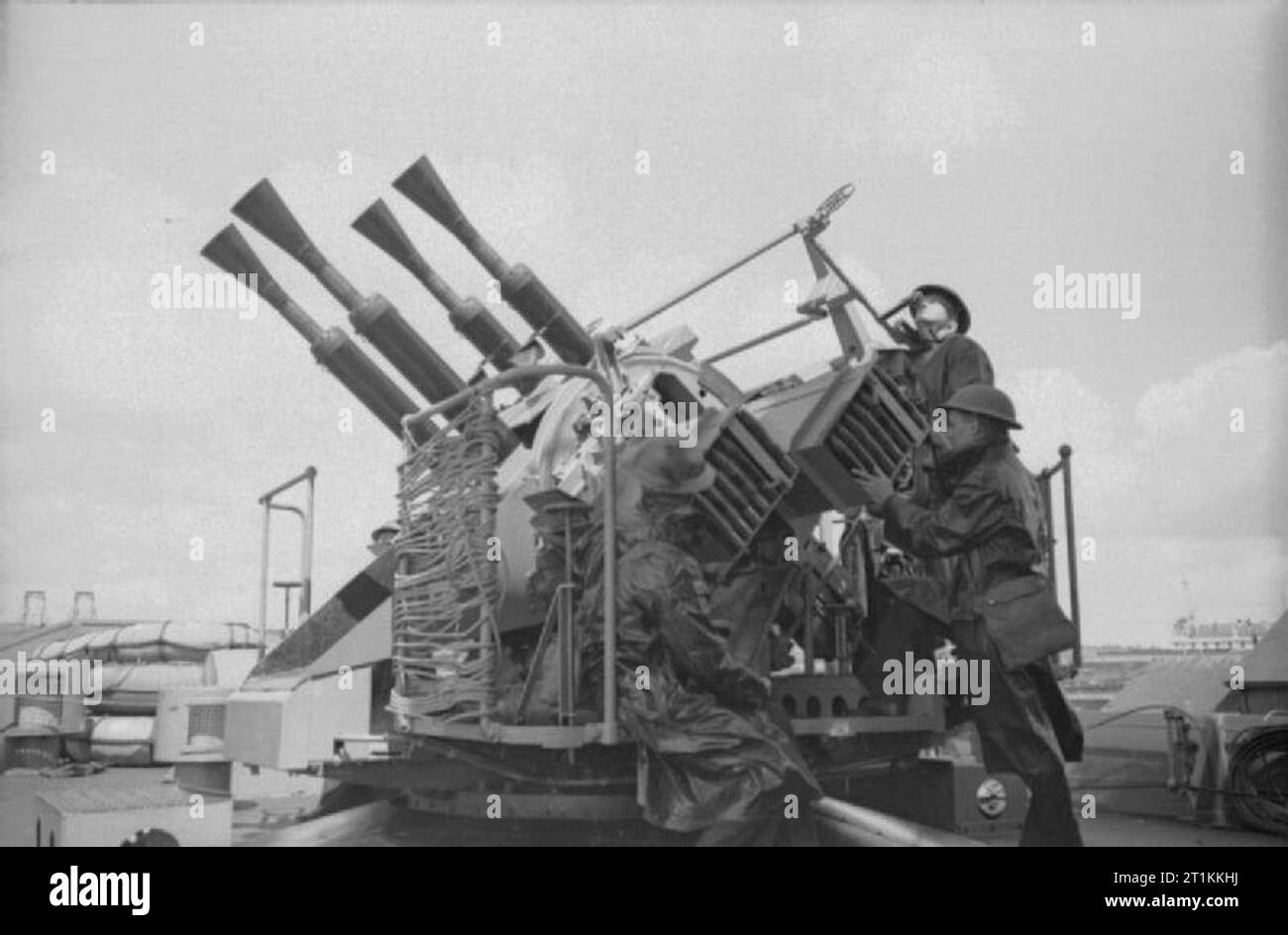 A Visit To An Anti-aircraft Ship, England, 1940 A good portrait of a 2 ...