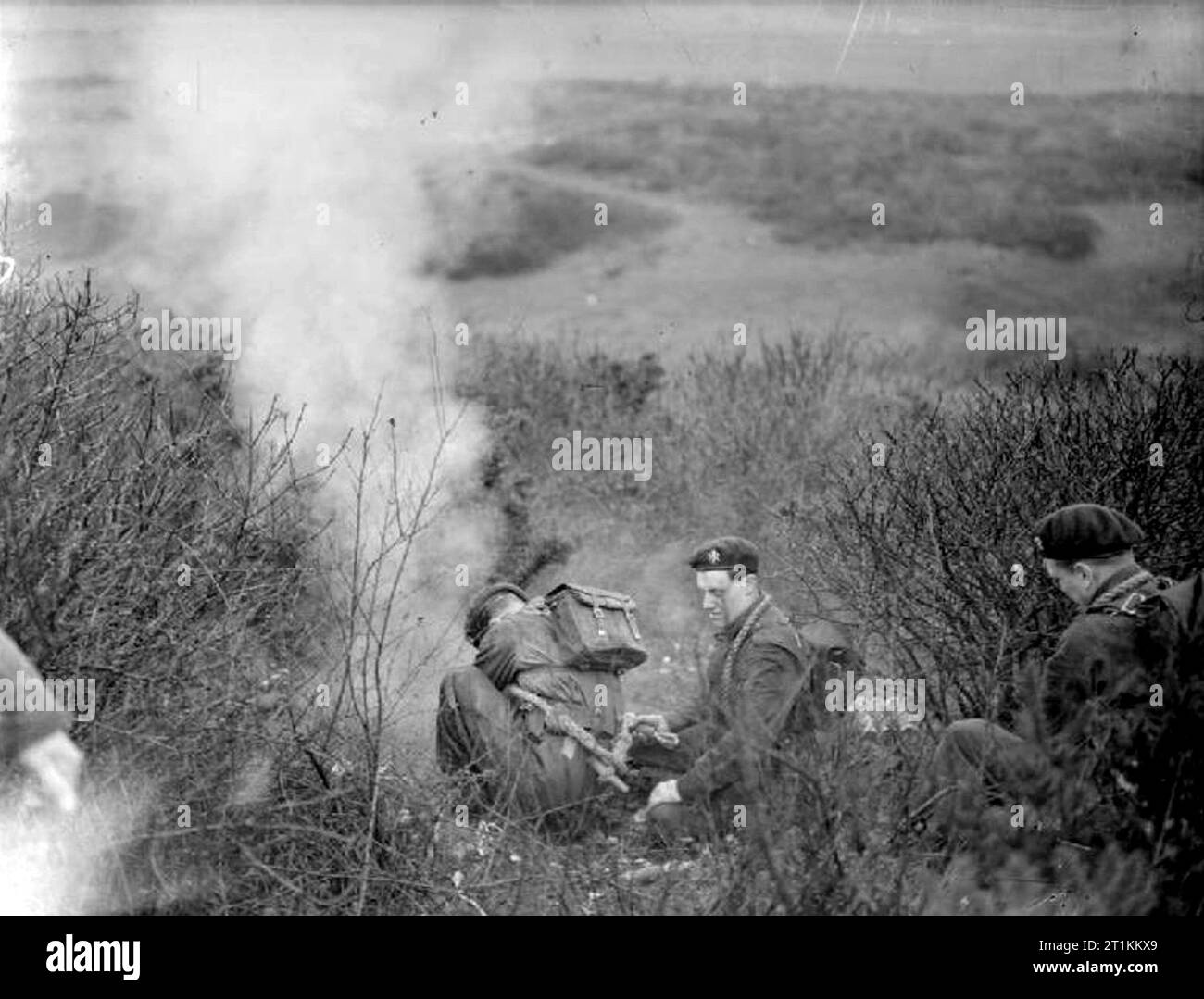 Belgian Commandos in Training in Britain, 1945 As part of their ...