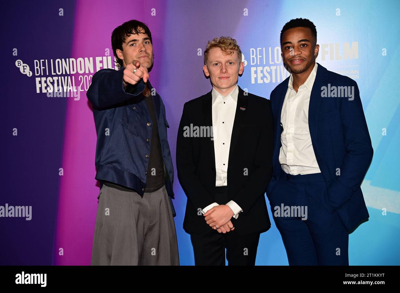 BFI Southbank, NFT1, London, UK. 14th Oct, 2023. Jamie Flatters, George ...