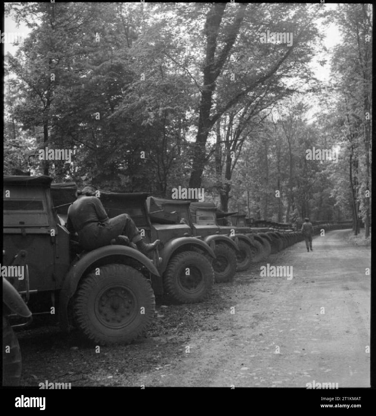 Invasion Build-up- Preparations For the D-day Landings, UK, 1944 A line ...
