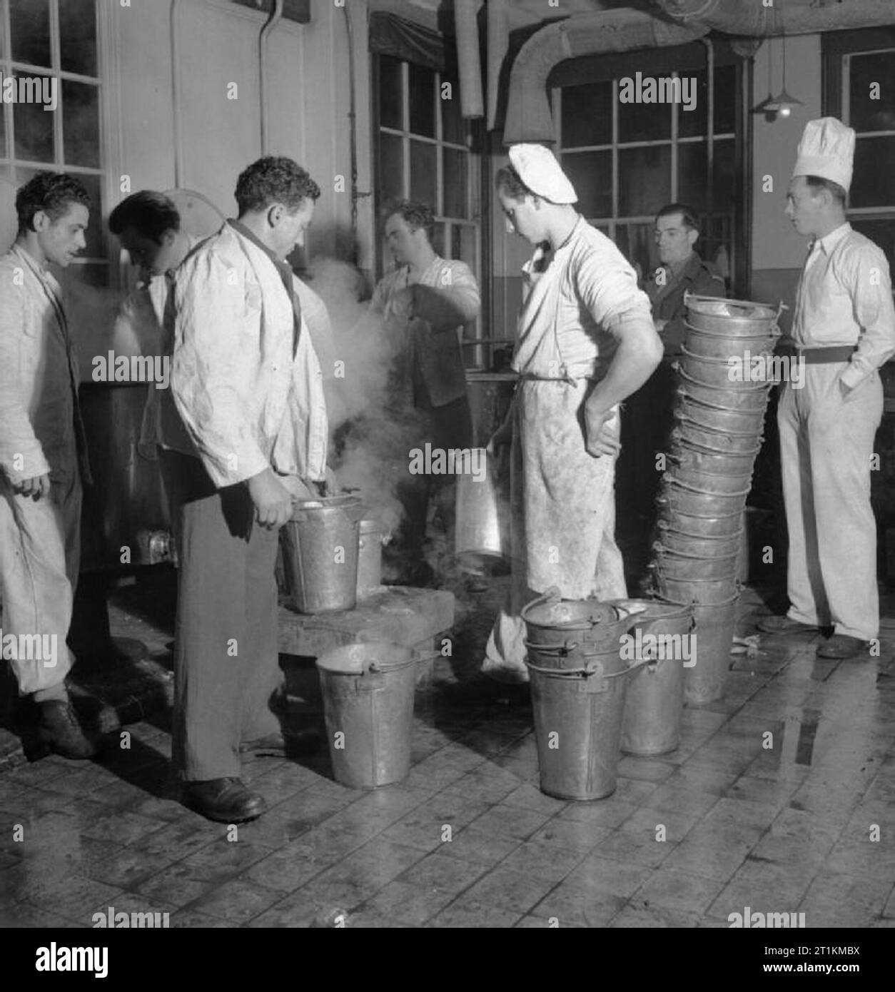 Two stacked buckets Black and White Stock Photos & Images - Alamy