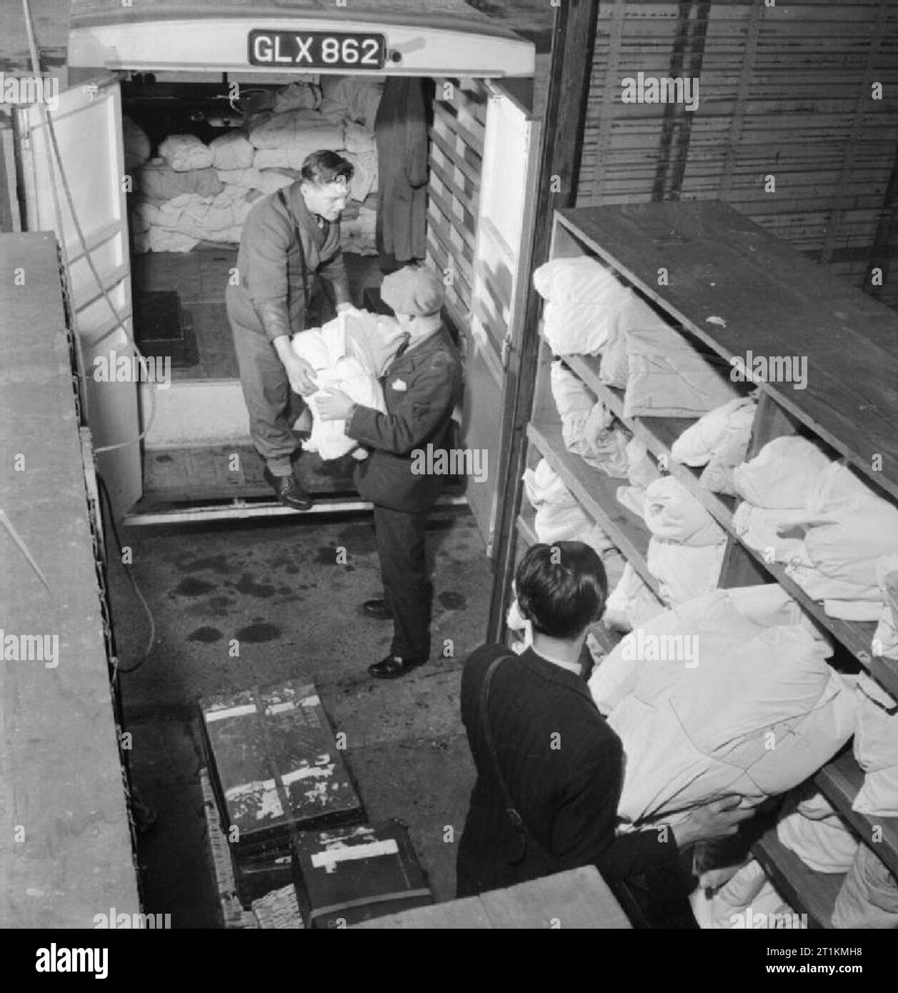 Loaded with laundry Black and White Stock Photos & Images - Alamy