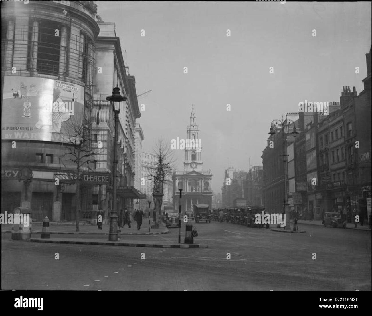 London As USUAL- Everyday Life in London, England, 1940 A wide view of ...