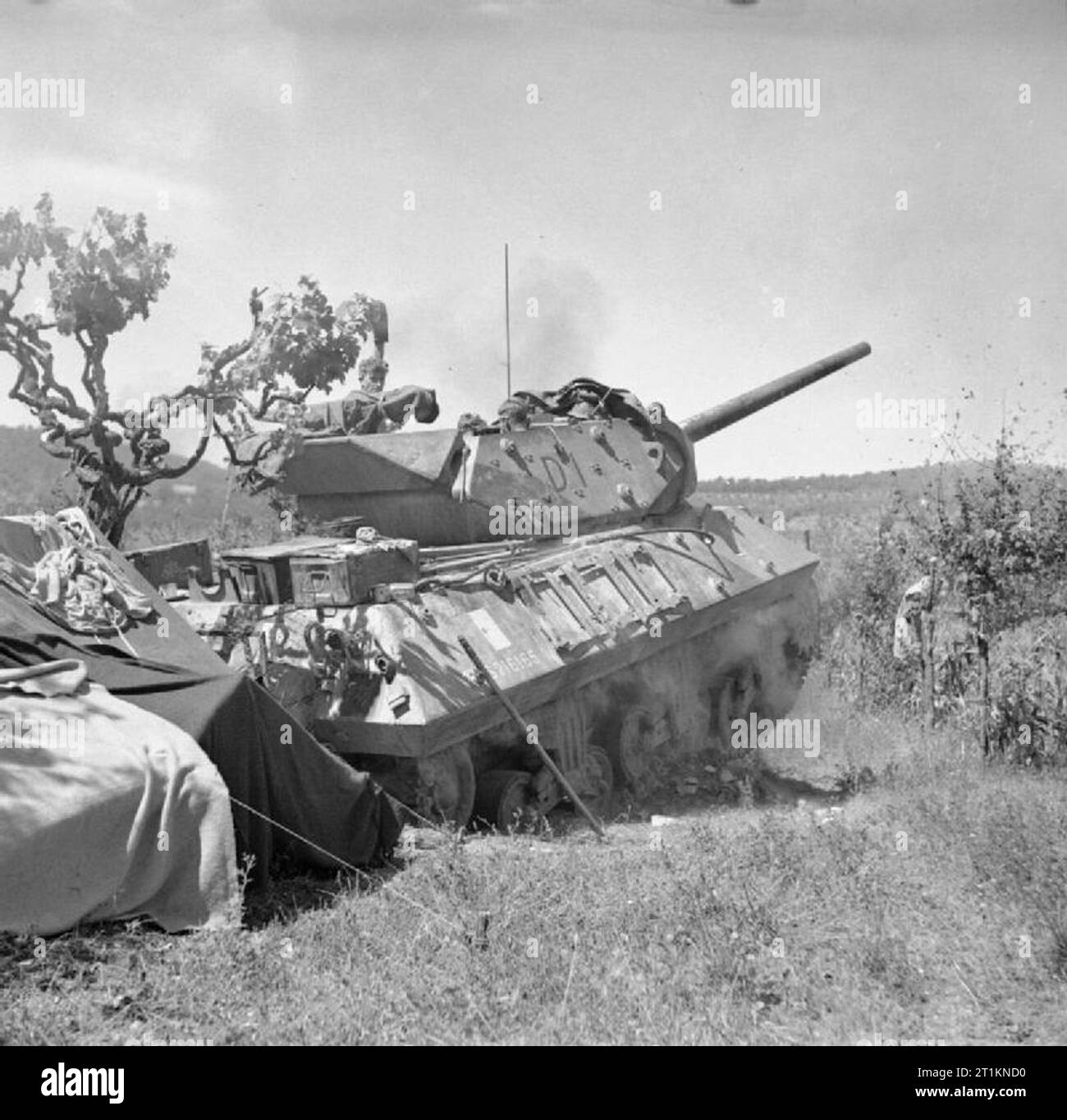 The British Army in Italy 1944 An M10 tank destroyer of 72nd Anti-Tank ...