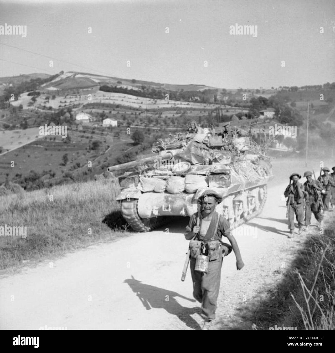 The British Army in Italy 1944 An M10 tank destroyer of 93rd Anti-Tank ...
