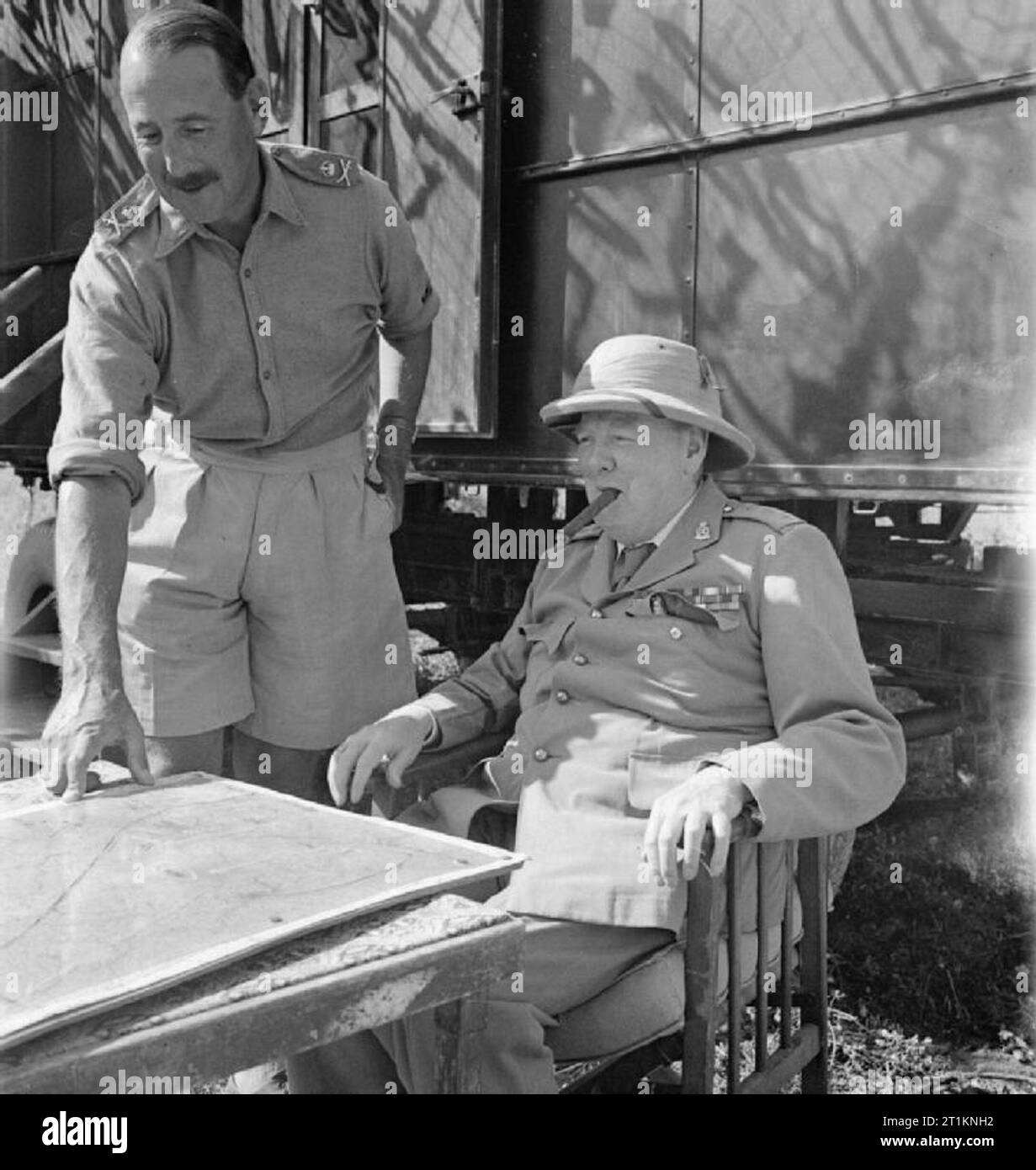 The British Army in Italy 1944 General Leese explains the battle ...