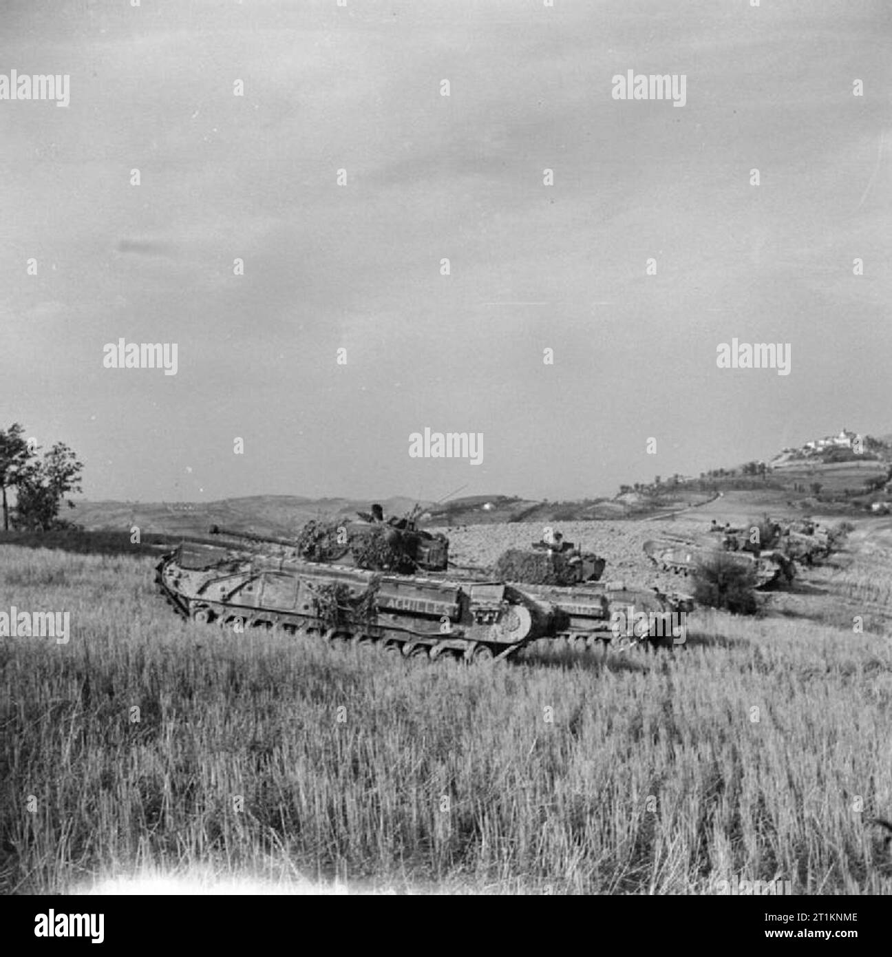 The British Army in Italy 1944 Churchill tanks of 51st Royal Tank ...