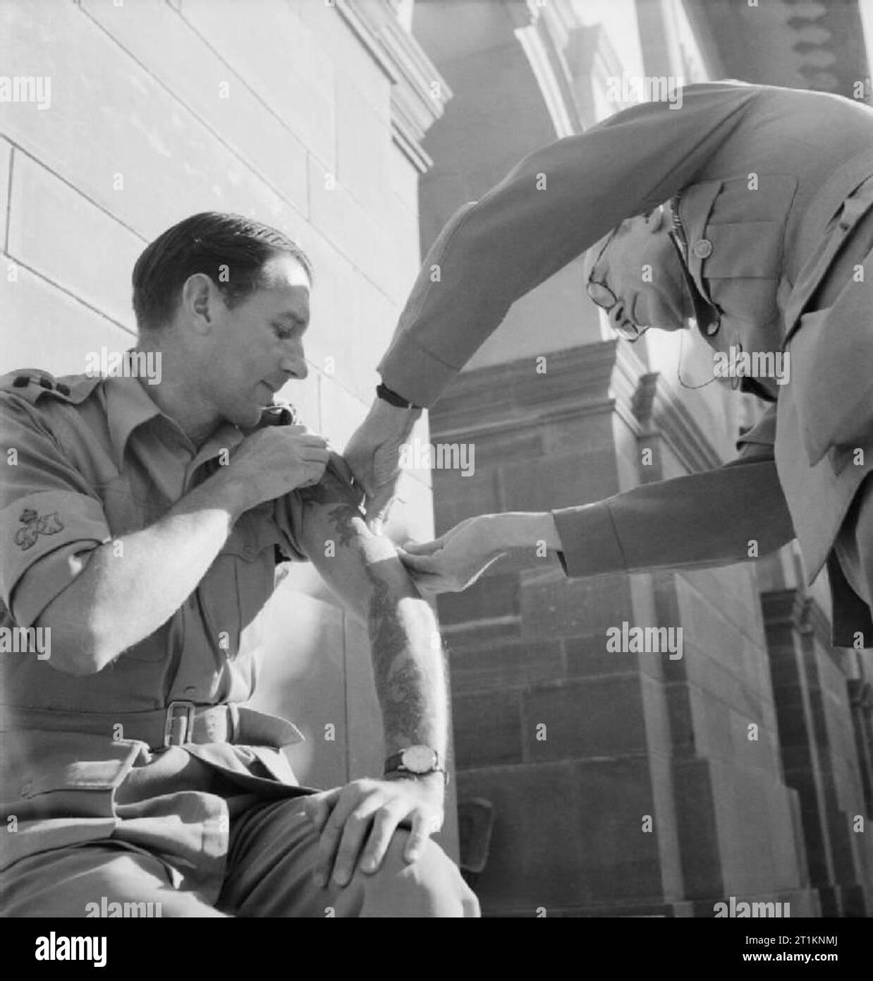 Ministry of Information Second World War Official Collection; Captain ...