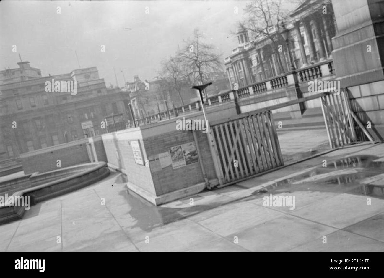 Air Raid Precautions in London, England, 1941 A view of the surface ...