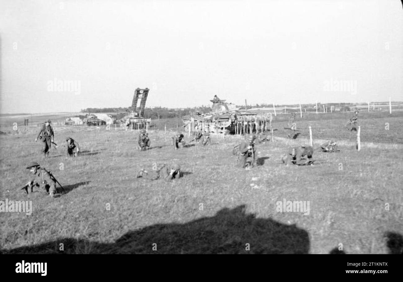 The British Army in North-west Europe 1944-45 Churchill bridgelayers ...