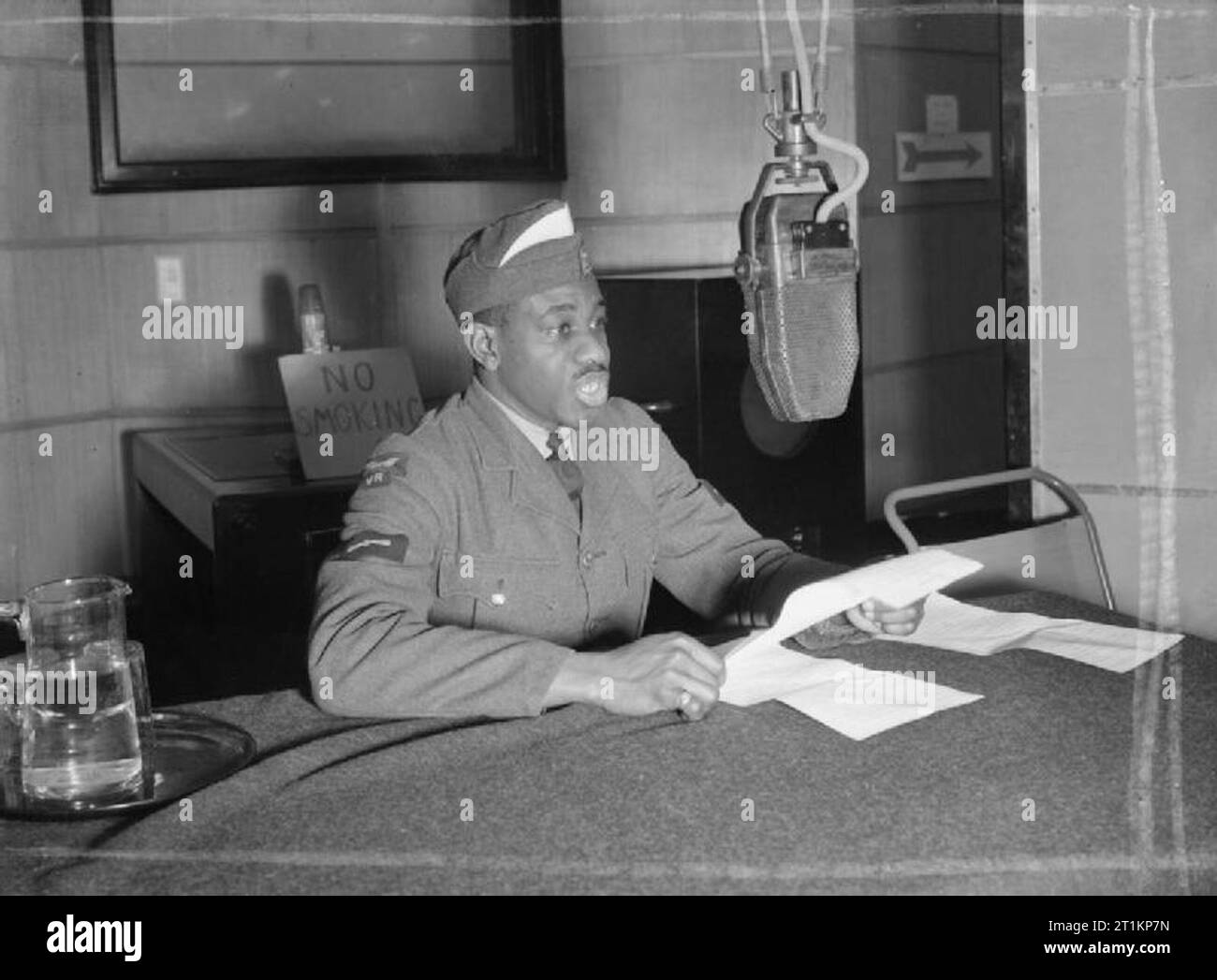 On the Air- Rehearsing For a Radio Broadcast, London, November 1941 ...