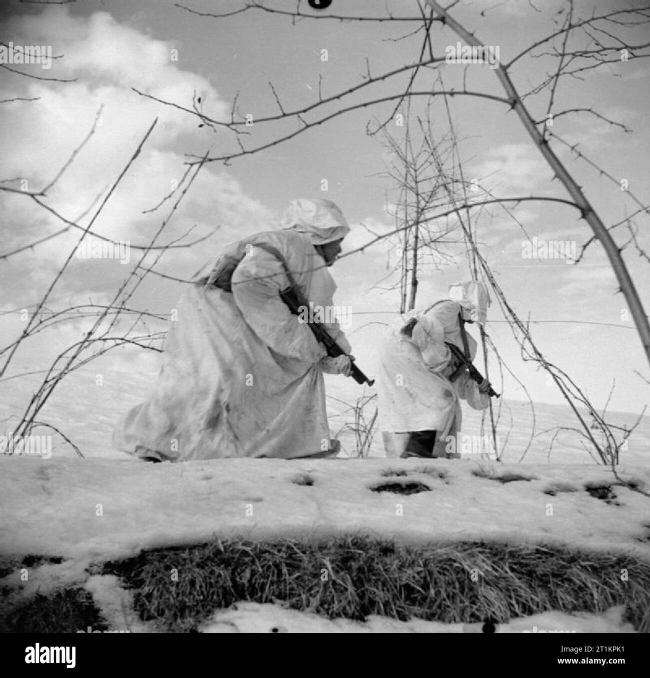 The British Army in Italy 1945 A patrol from No. 8 Platoon, 'C' Company ...