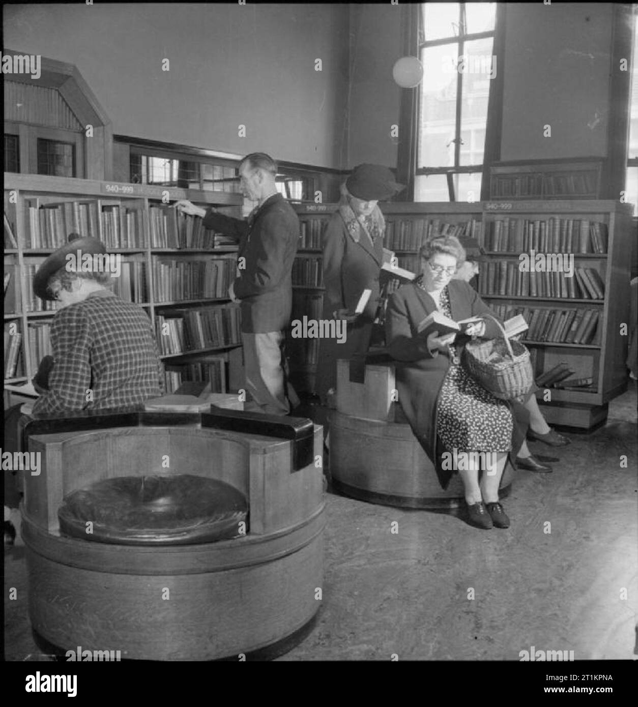Public Library- the work of Leyton Public Library Service, Church Lane, Leytonstone, London ...