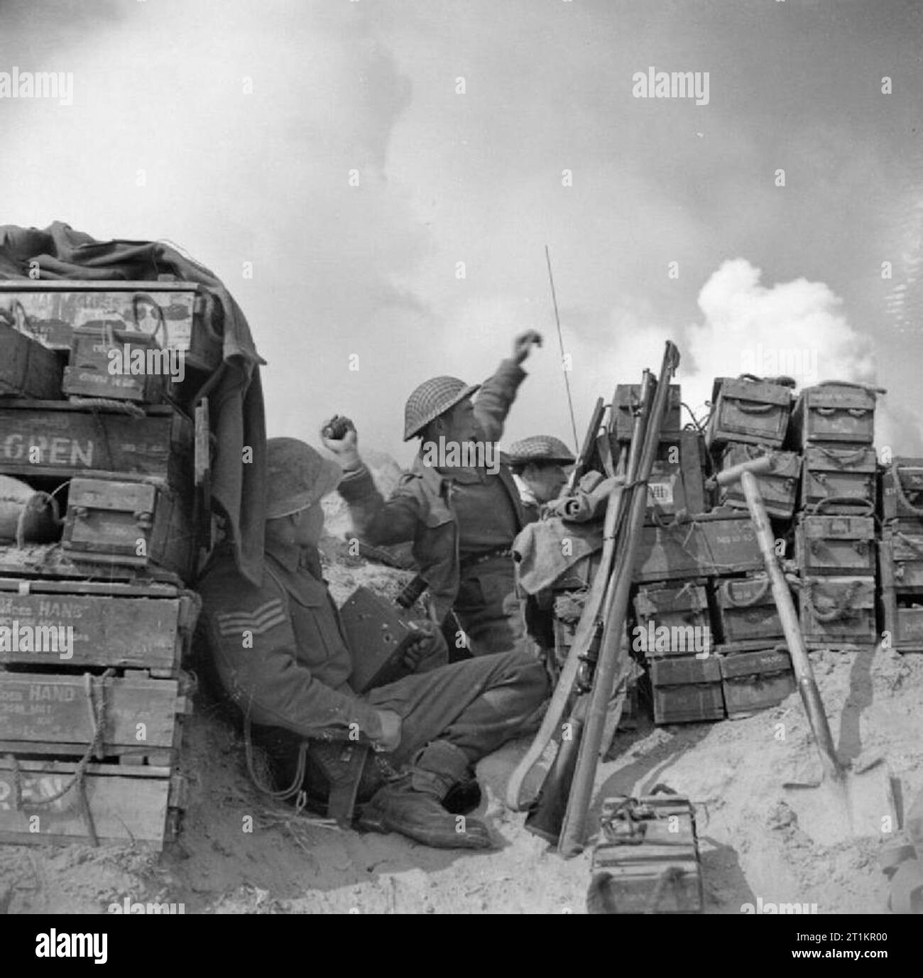 The British Army in Italy 1945 Infantry of 17 Platoon, 'H' Company, 2nd ...